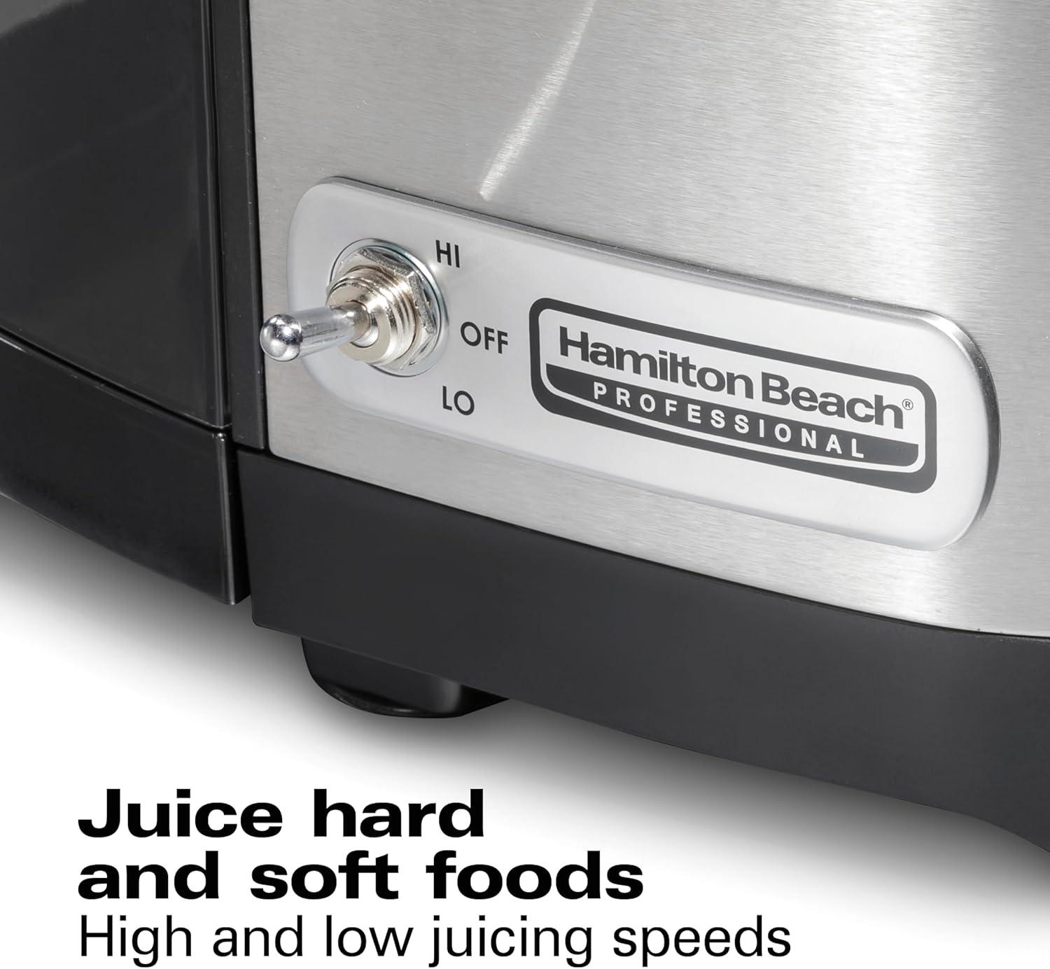 Hamilton Beach Professional Juicer Machine, Centrifugal Extractor, with ...